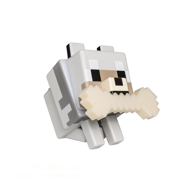 DIYCOM Pixel Wolf LED Night Light Game Style Wolf Lamp with Glowing B ...
