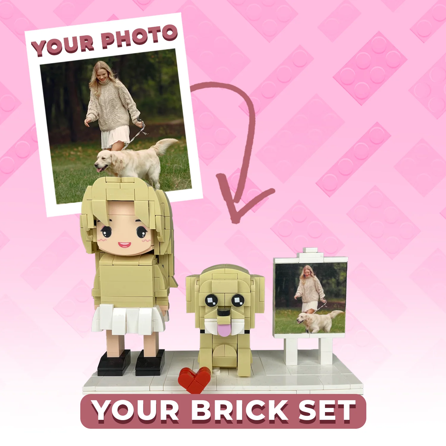 Custom Brick Figures Small Particle Block Toy Brick Me Gifts – Auraivo
